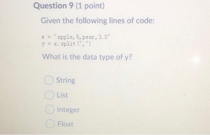 Solved Question 6 (1 point) Calling the "write" method on a | Chegg.com