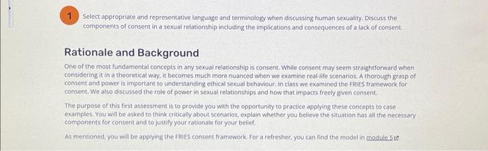 Solved 1 Select appropriate and representative language and | Chegg.com