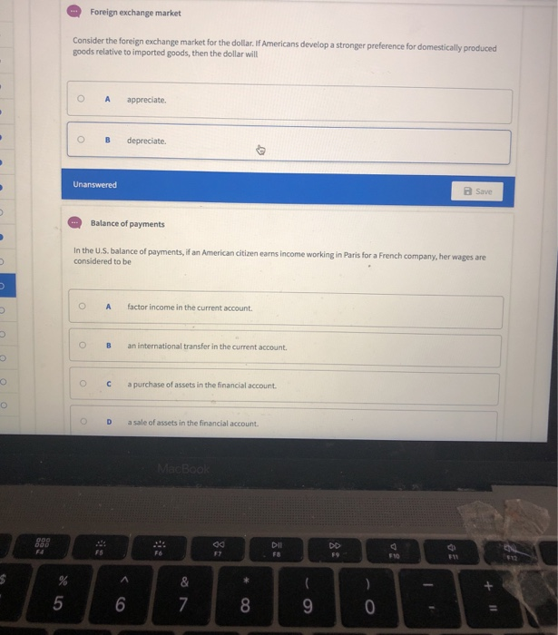 Solved Foreign exchange market Consider the foreign exchange | Chegg.com