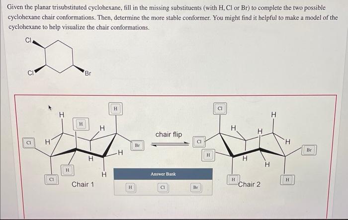 Solved Draw a planar structure for the compound using dashed | Chegg.com