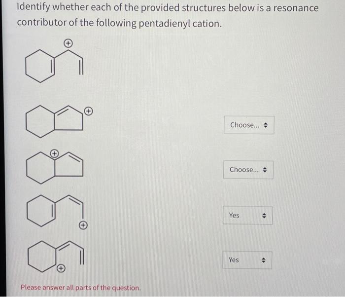Solved Identify whether each of the provided structures | Chegg.com
