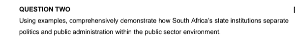 QUESTION TWO Using examples, comprehensively | Chegg.com