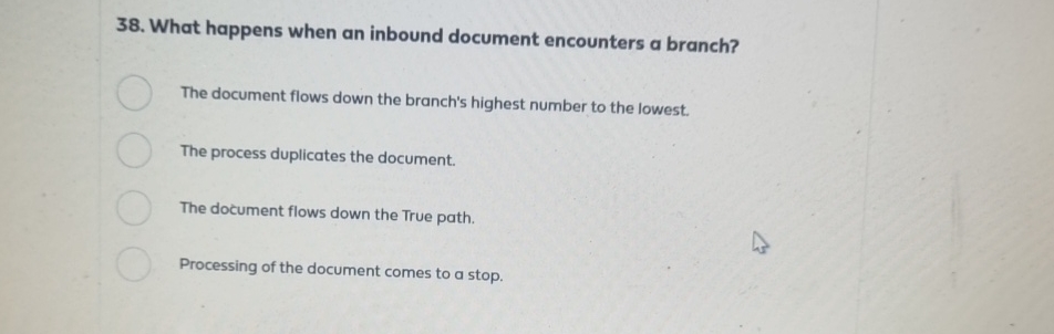 Solved in boomi What happens when an inbound document | Chegg.com