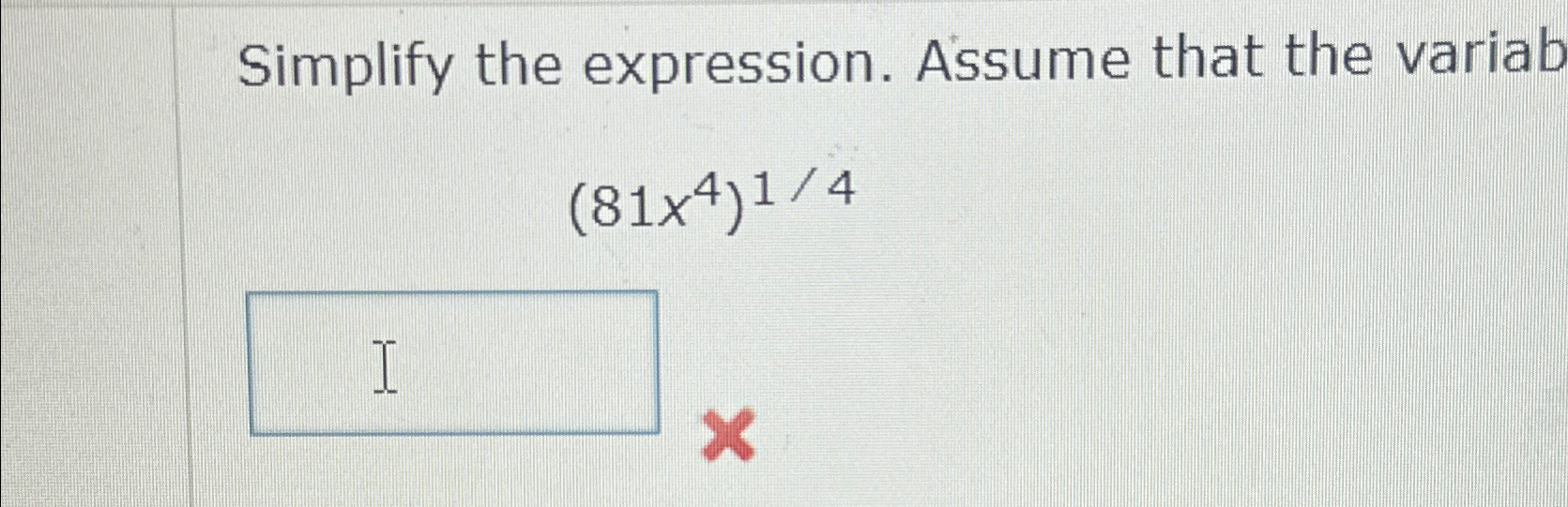 Solved Simplify the expression. Assume that the | Chegg.com