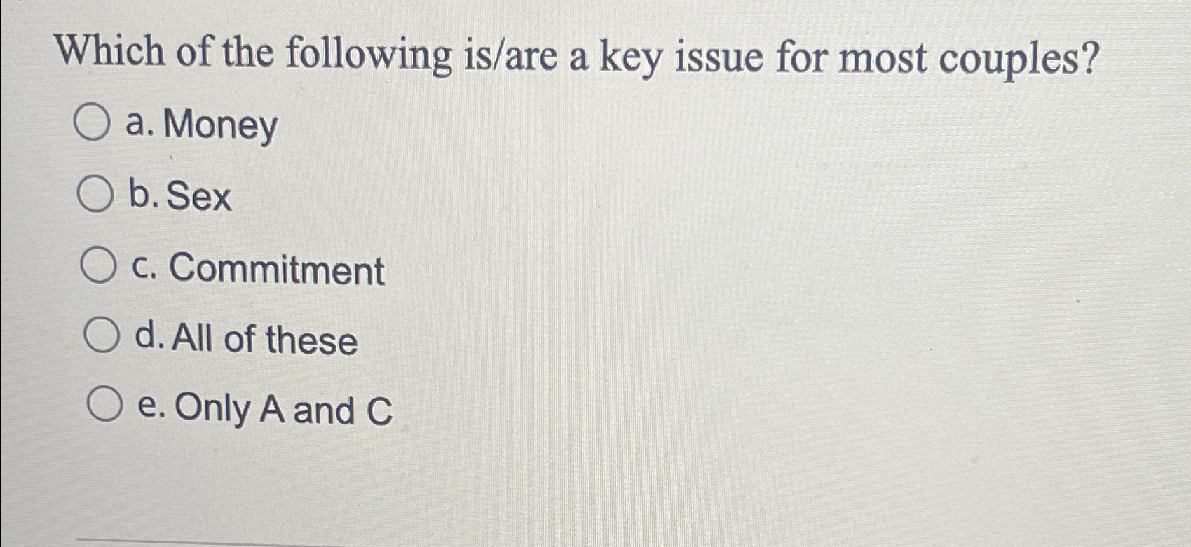 Solved Which of the following is/are a key issue for most | Chegg.com