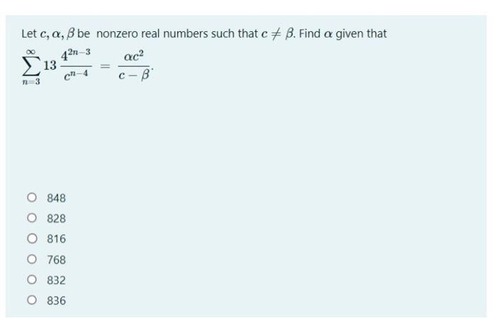 Solved Let C A 3 Be Nonzero Real Numbers Such That C B
