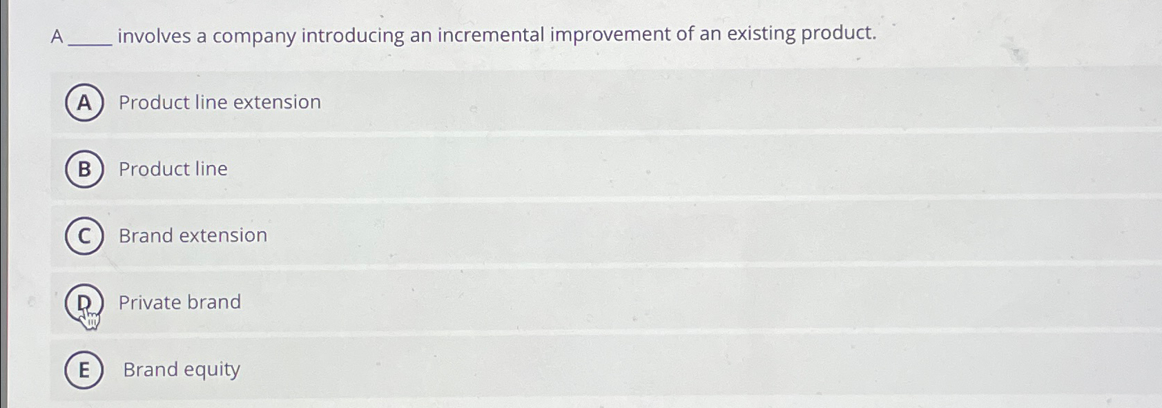 Solved A involves a company introducing an incremental | Chegg.com