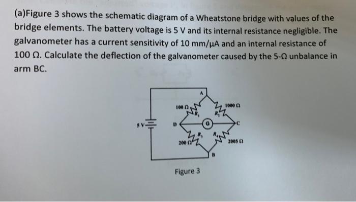 Solved (a)Figure 3 shows the schematic diagram of a | Chegg.com