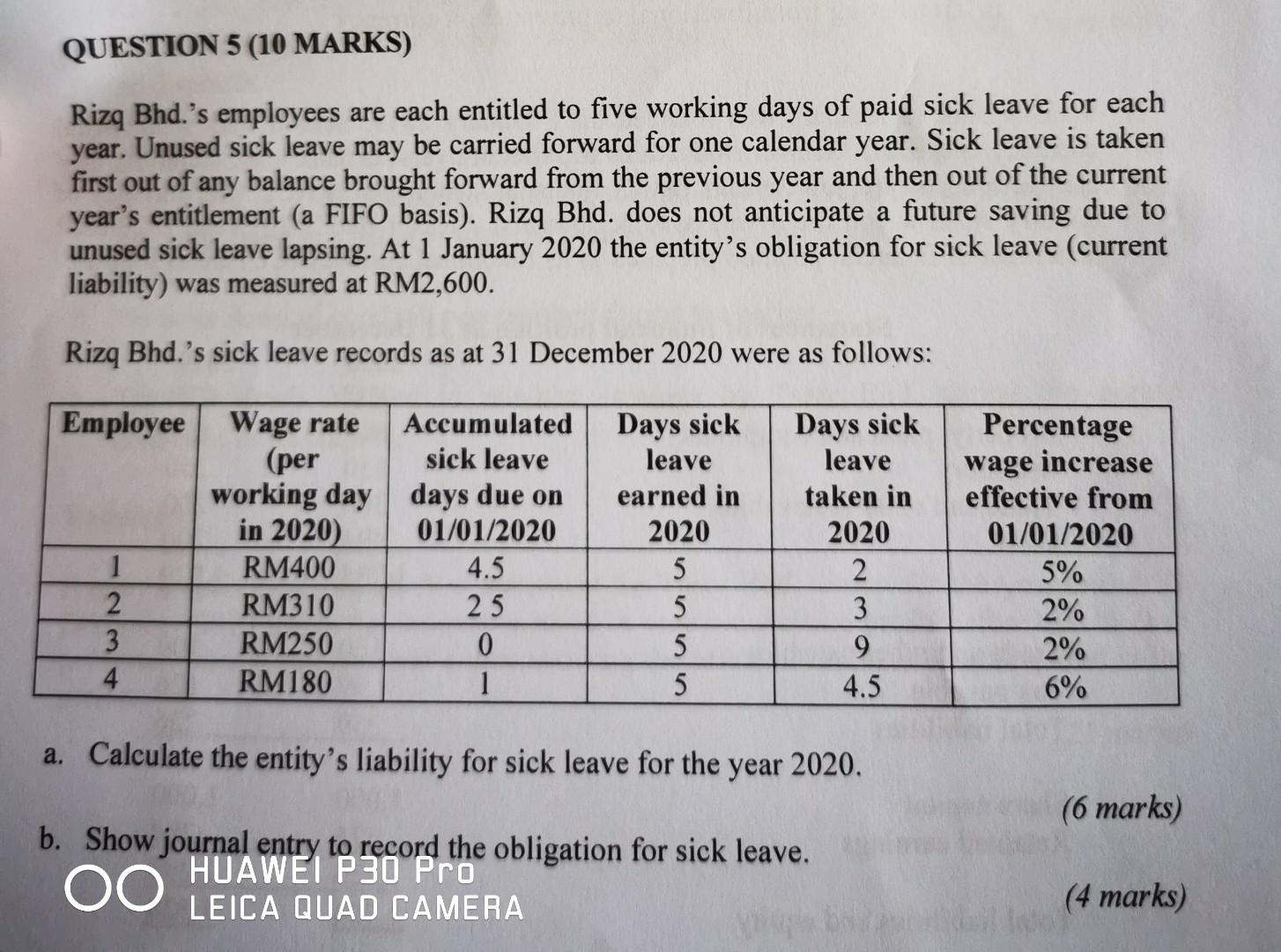 JESTION 4 (20 MARKS) Companies such as Sime Darby, | Chegg.com