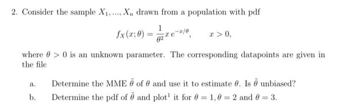Solved POINT ESTIMATORS (view the given dataset)Can you show | Chegg.com