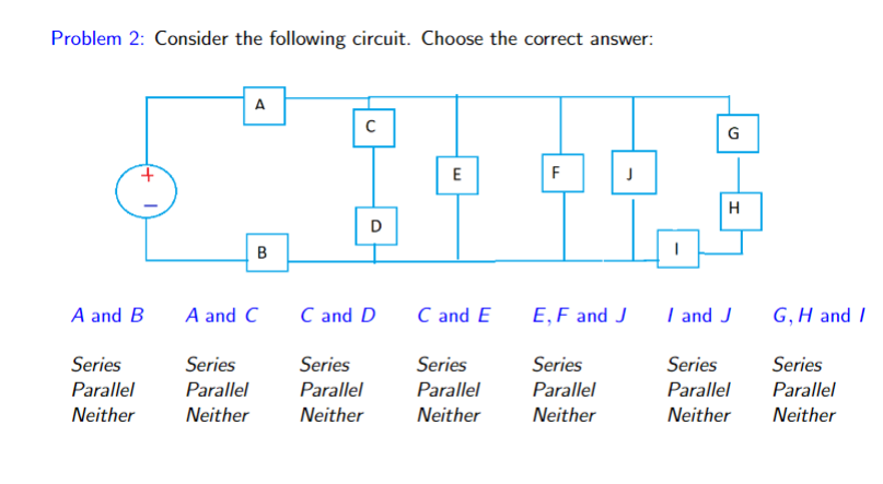 Solved Problem 1: Consider the following circuit. Using KVL, | Chegg.com