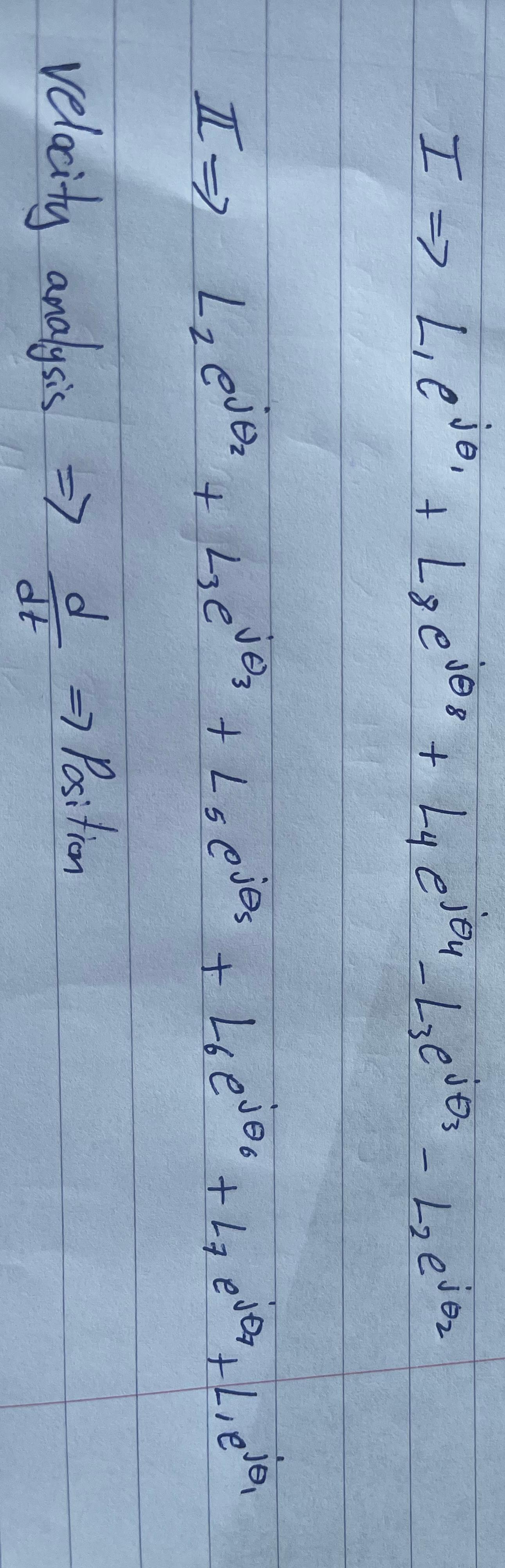 Solved \\nI=>L_(1)e^(j\\\\theta _(1))+L_(8)e^(j\\\\theta | Chegg.com