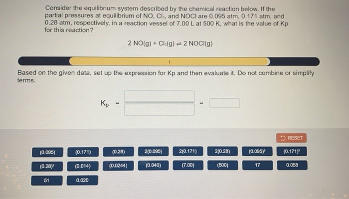 Solved: Consider The Equilibrium System Described By The C... | Chegg.com Solved: Consider The Equilibrium System Described By The C... | Chegg.com