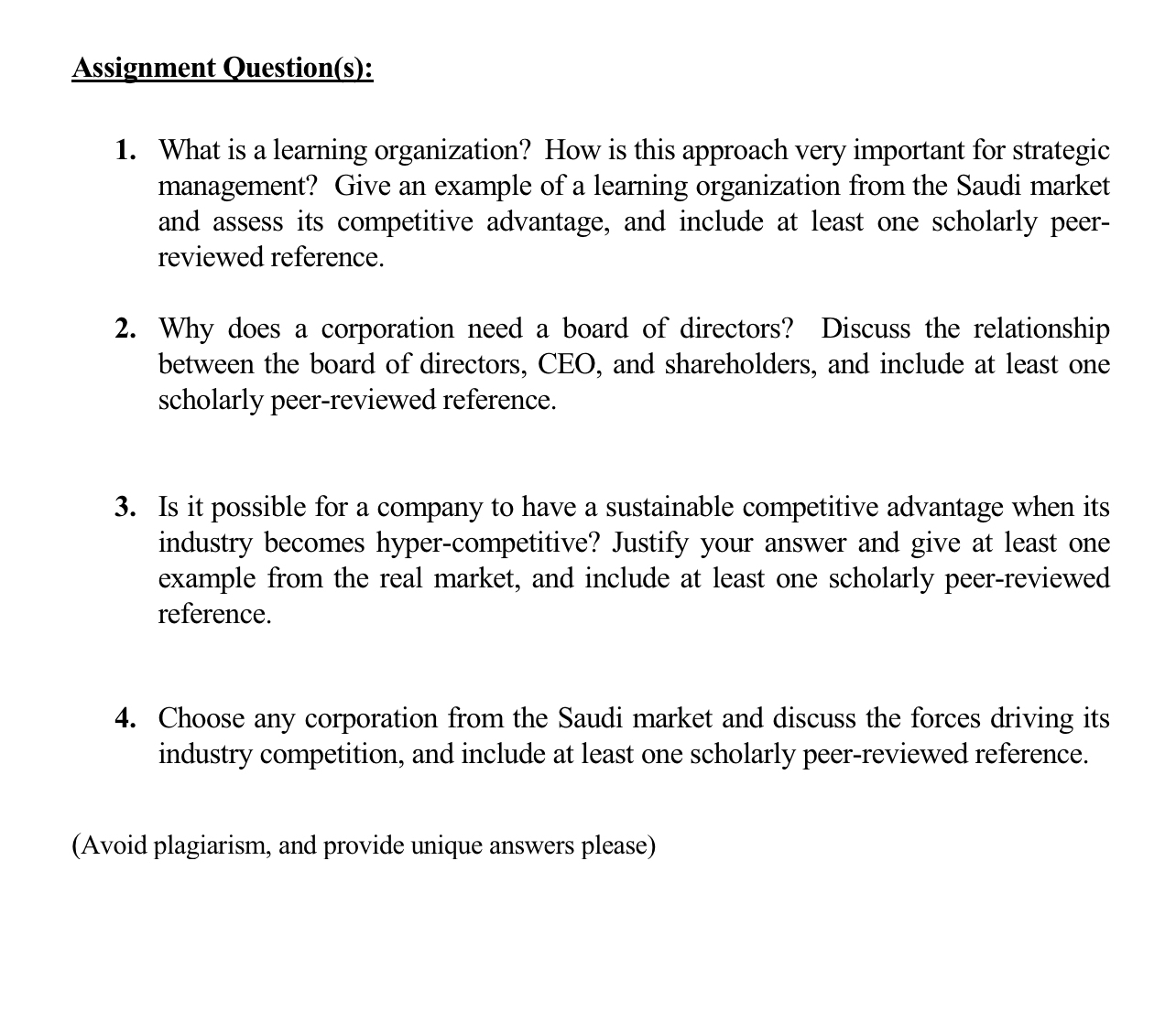Solved Assignment Question(s):What is a learning | Chegg.com