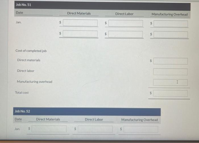 Solved Lott Company uses a job order cost system and applies | Chegg.com