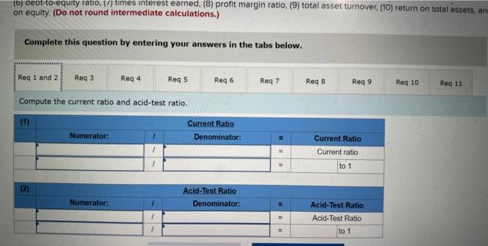 Solved Problem 13-4A (Algo) Calculating financial statement | Chegg.com