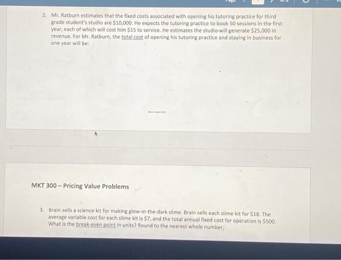 Solved INSTRUCTIONS: - Solve the pricing value problems | Chegg.com
