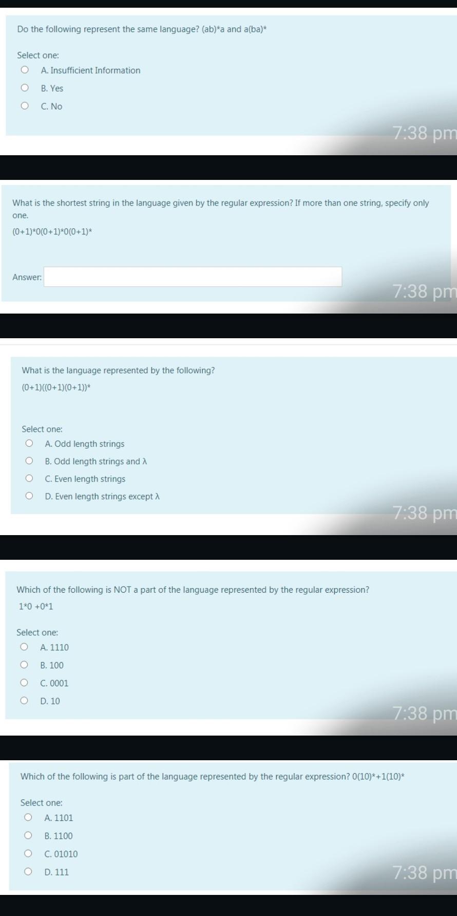 Solved course : Theory of automata | computer science. solve | Chegg.com