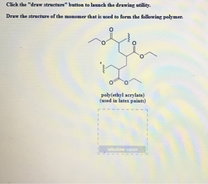 Solved Click the "draw structure" button to launch the | Chegg.com