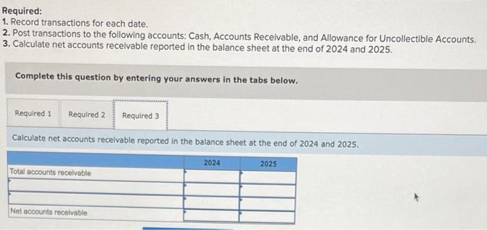 Solved Problem 5-3A (Algo) Record transactions related to | Chegg.com