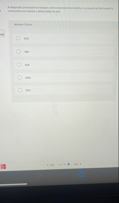 Solved A diagnostic procedure to measure and record | Chegg.com
