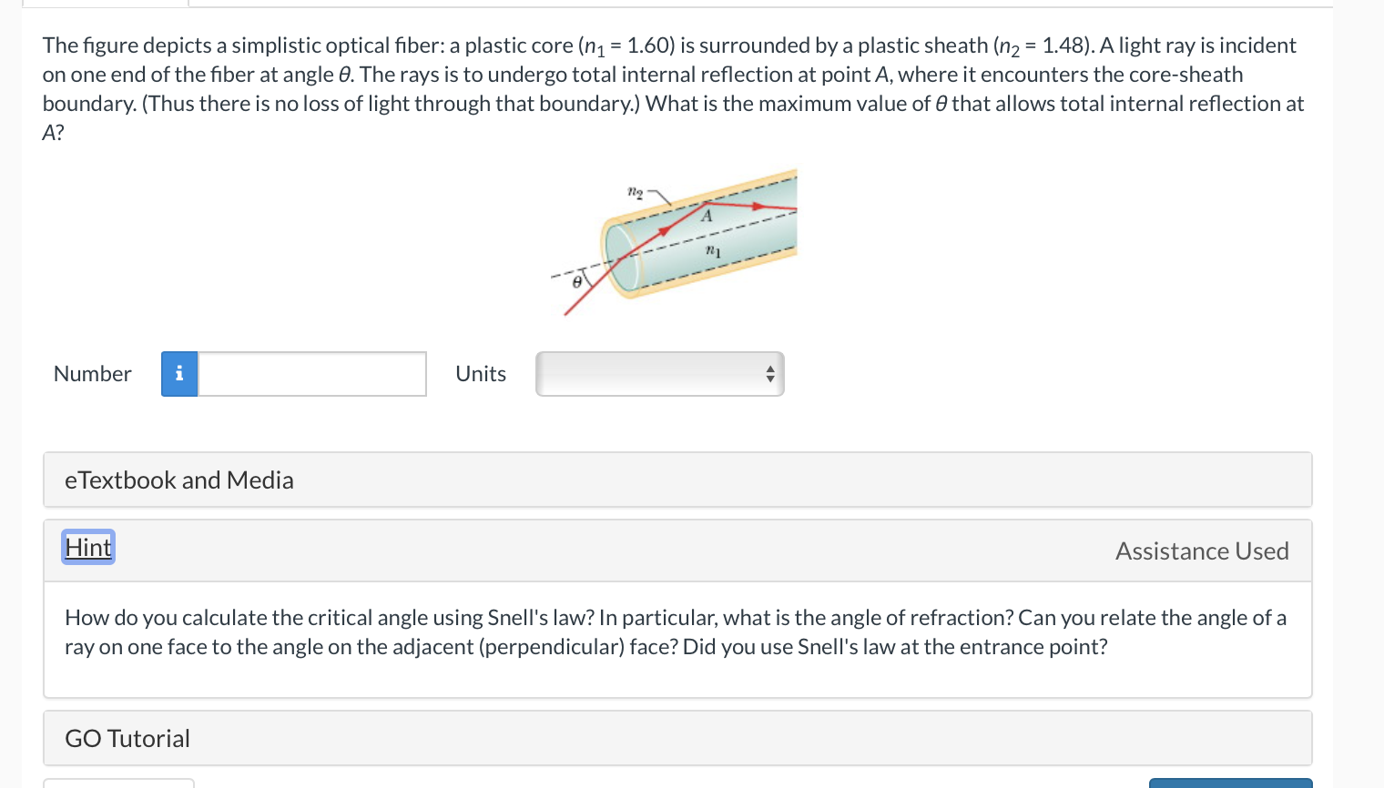 Solved The figure depicts a simplistic optical fiber: a | Chegg.com