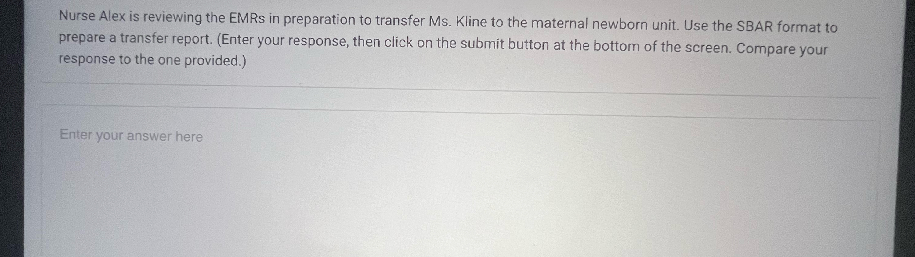 Solved Nurse Alex is reviewing the EMRs in preparation to | Chegg.com