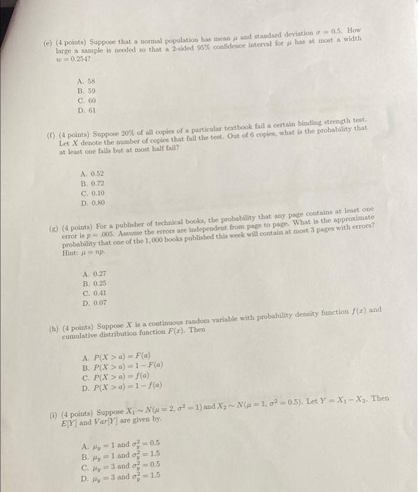 Solved 3. Multiple Choice. Circle all answers that apply. | Chegg.com