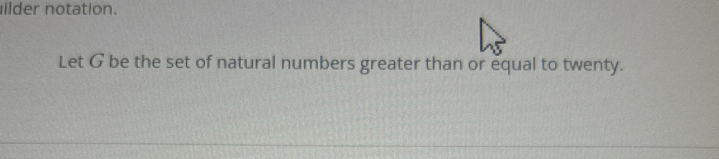 Solved illder notation.Let G ﻿be the set of natural numbers | Chegg.com