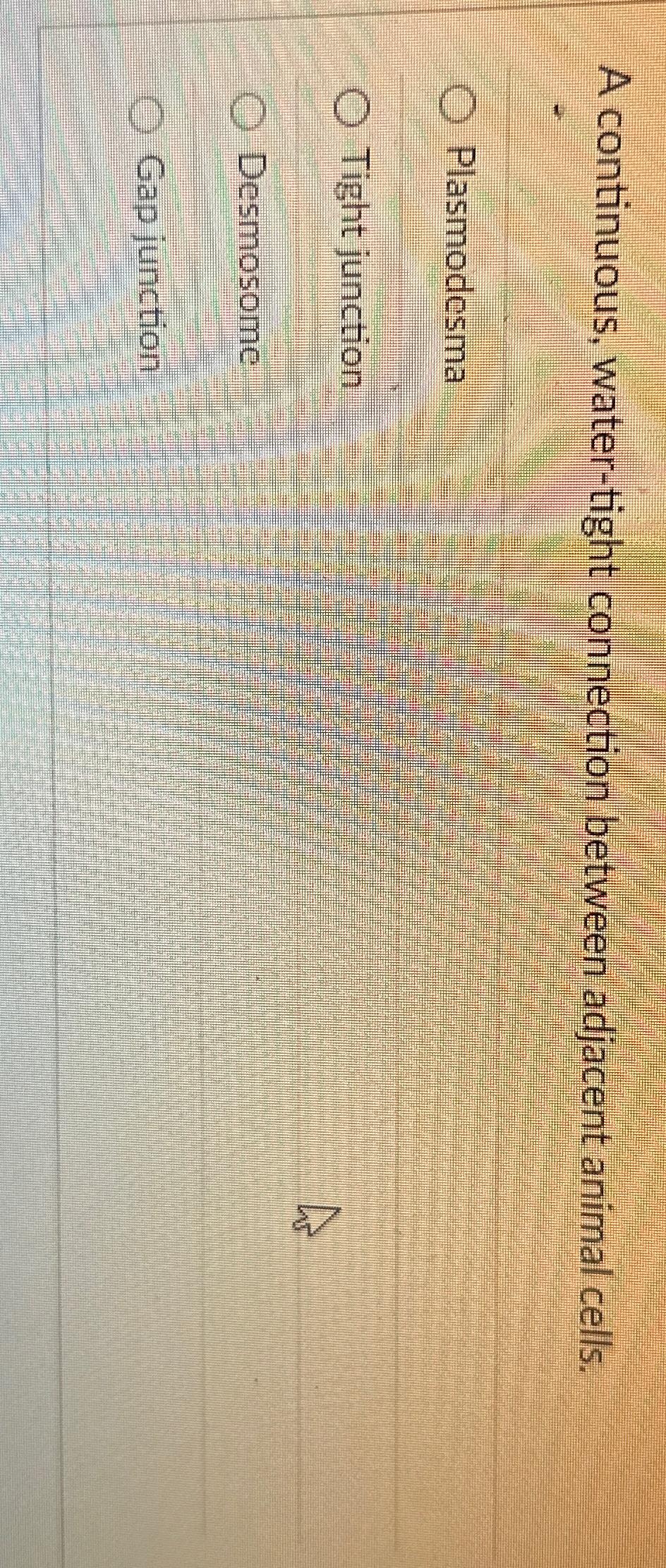 Solved A continuous, water-tight connection between adjacent | Chegg.com