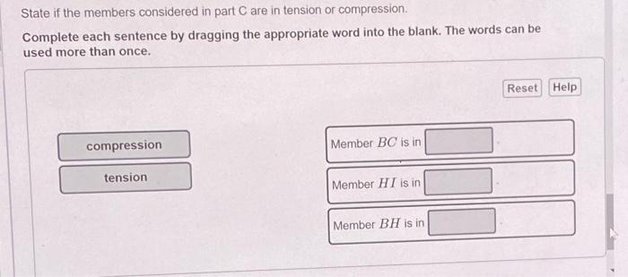 Solved equilibrium equations available. For the Howe bridge | Chegg.com
