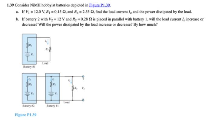 Solved 1.39 Consider NiMH hobbyist batteries depicted in | Chegg.com Solved 1.39 Consider NiMH hobbyist batteries depicted in | Chegg.com