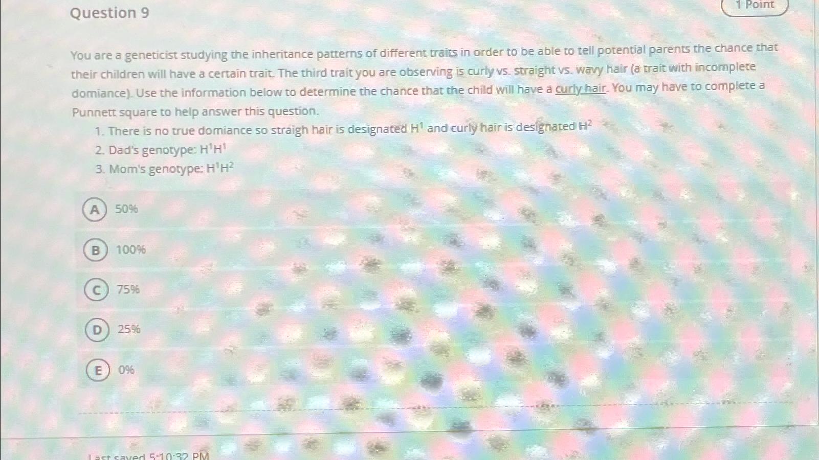 Solved Question 91 ﻿PointYou are a geneticist studying the | Chegg.com