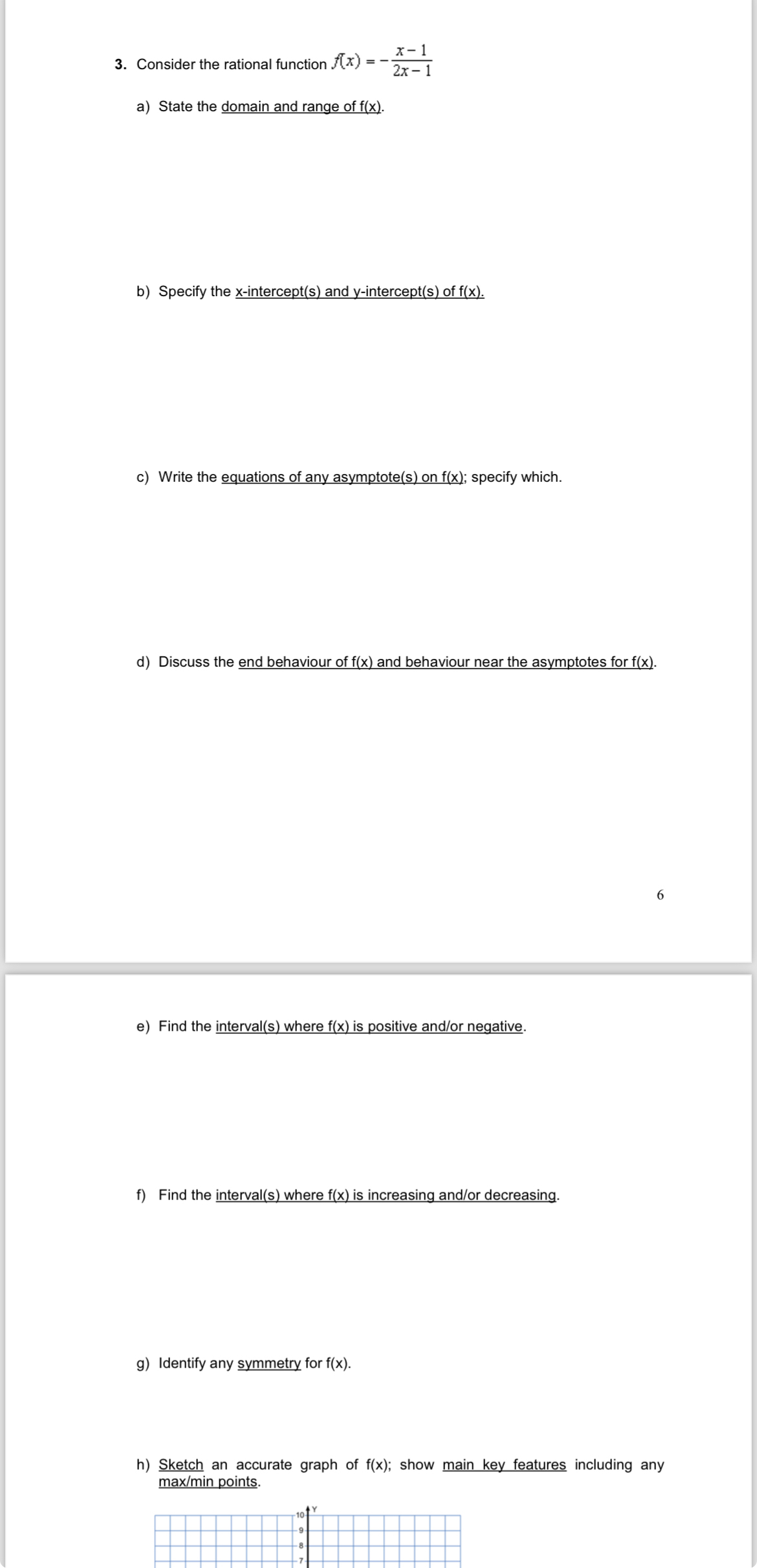 Solved Consider The Rational Function F X X 12x 1a ﻿state