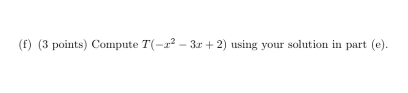 Solved Problem 4: (Chapter 4) ﻿Define a linear | Chegg.com