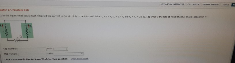 Solved HESSAGE MY INSTRUCTOR FULL SCREEN PRINTER VERSTON | Chegg.com