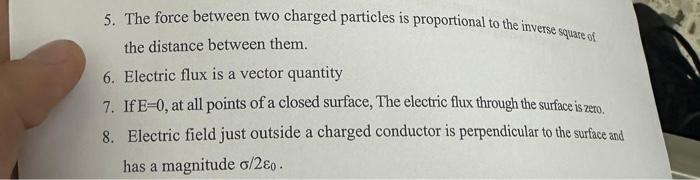 Solved 5. The force between two charged particles is | Chegg.com