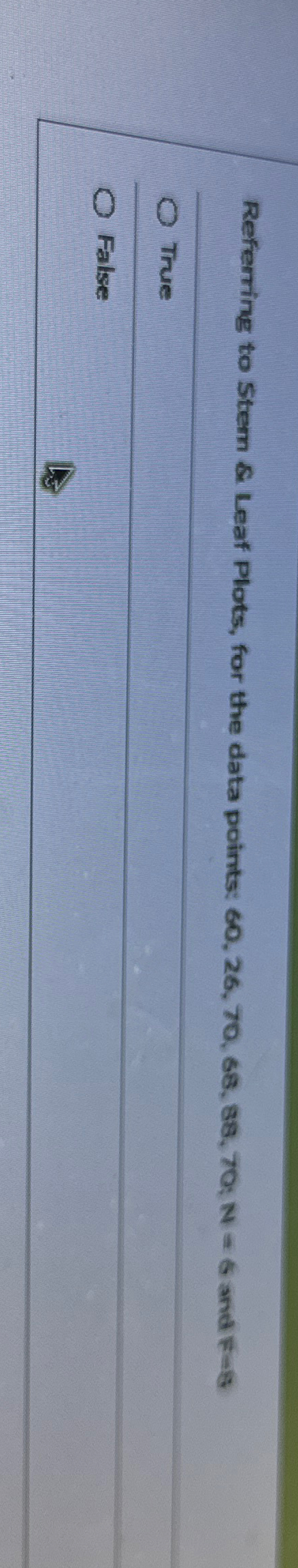 Solved Referring to Stem &. ﻿Leaf Plots, for the data | Chegg.com