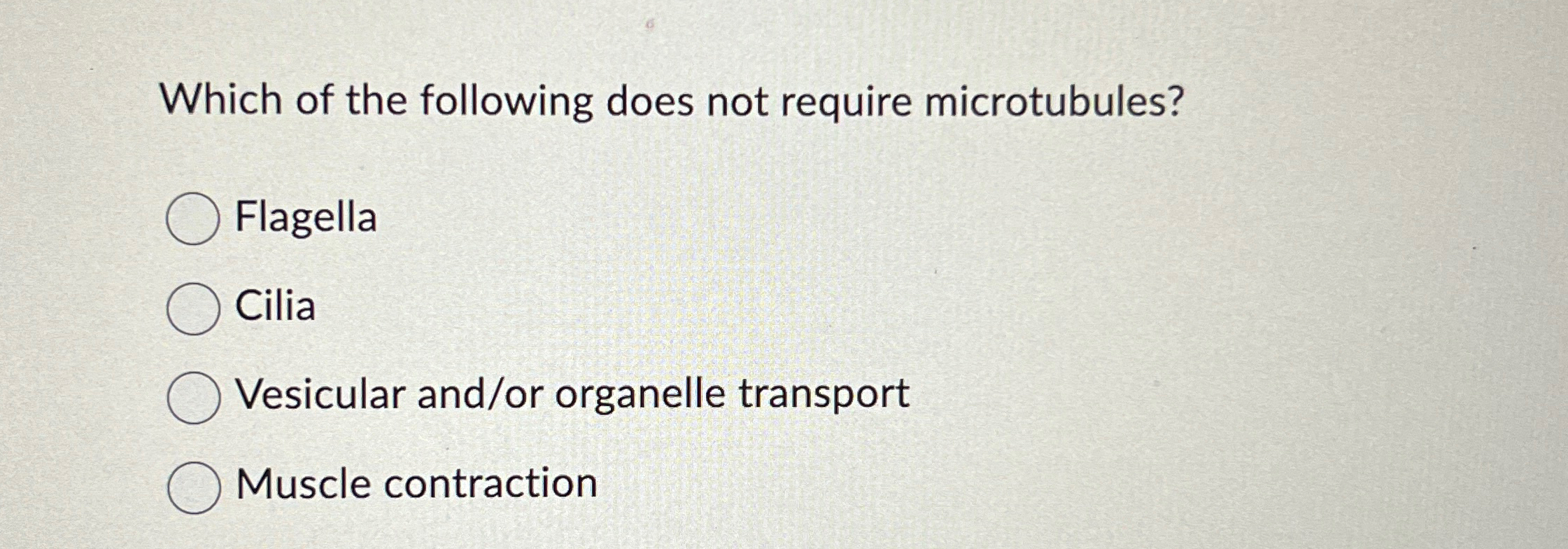 Solved Which of the following does not require | Chegg.com
