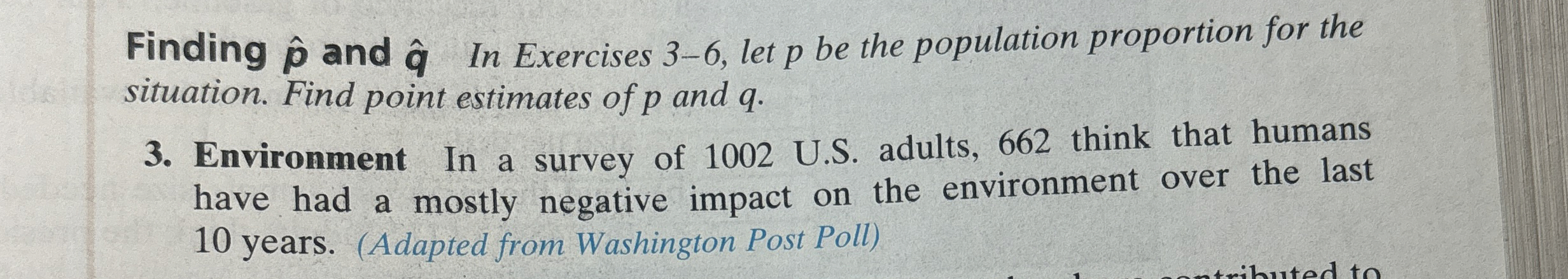 Solved Finding hat(p) ﻿and hat(q) ﻿In Exercises 3-6, ﻿let p | Chegg.com