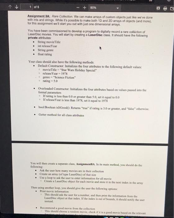 Solved In Java, with all steps and choices from the | Chegg.com