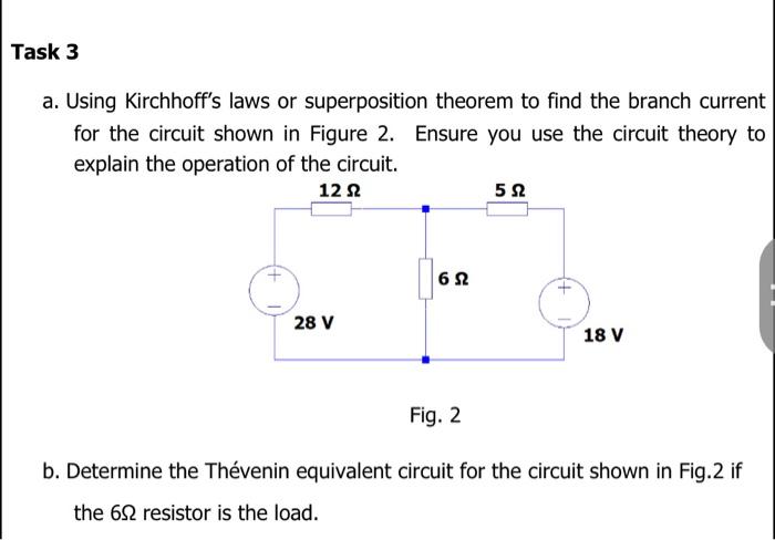 Solved a. Using Kirchhoff's laws or superposition theorem to | Chegg.com