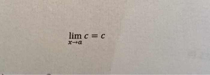 Solved lim c=c xa | Chegg.com