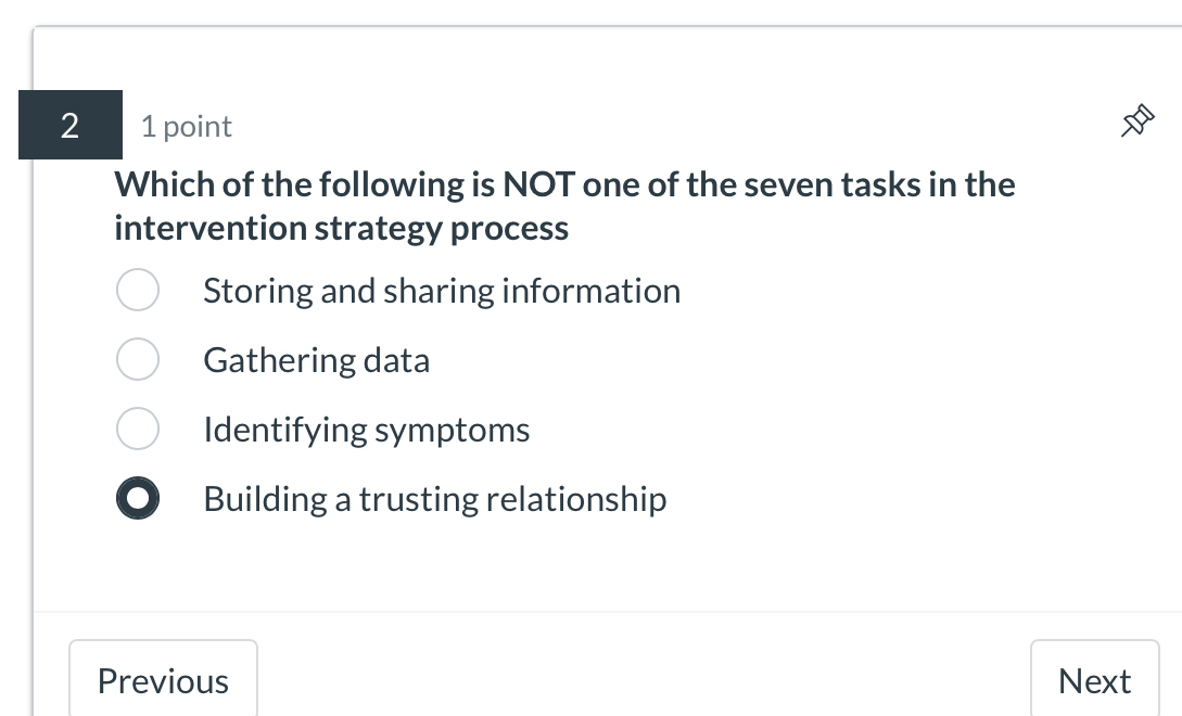 Solved 21 ﻿pointWhich of the following is NOT one of the | Chegg.com