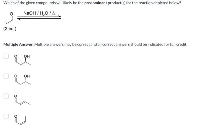Solved Multiple Answer: Multiple answers may be correct and | Chegg.com