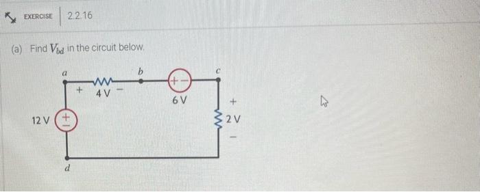 Solved (a) Find Ix in the circuit below.(a) Find Vbd in the | Chegg.com