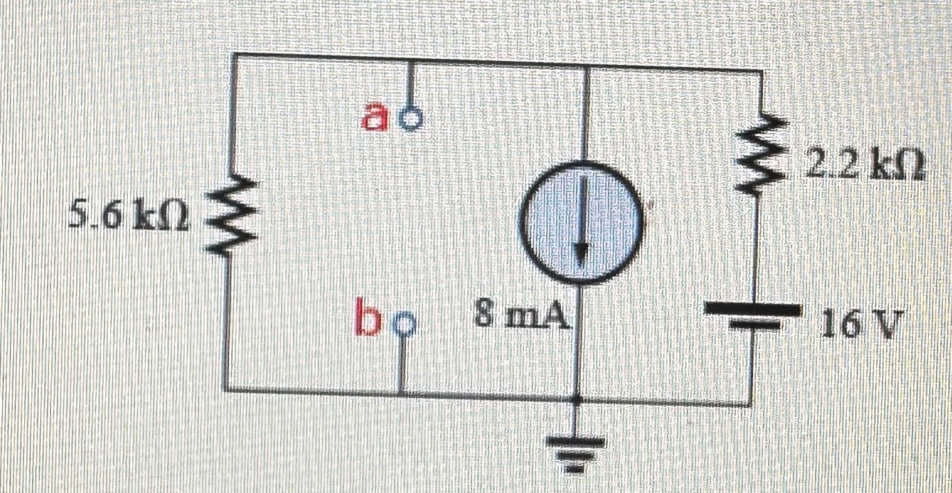 Solved Find Thevenin's Equivalent circuit for the circuit | Chegg.com