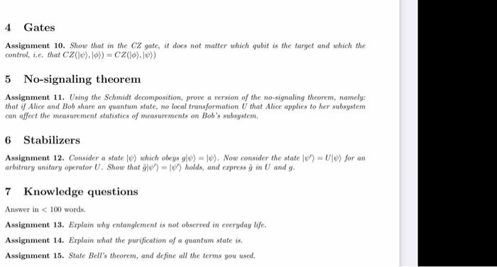 please answer all assignments( from assignment 10 to | Chegg.com