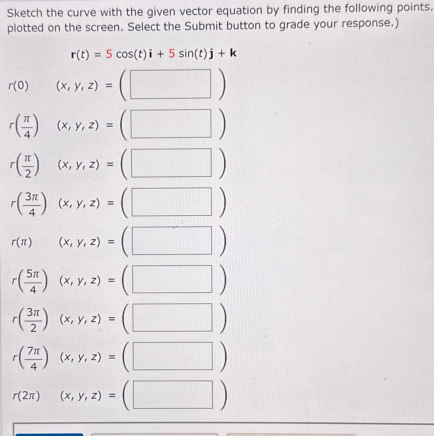 Solved Sketch the curve with the given vector equation by | Chegg.com