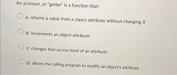 Solved Procedural programming is writing programs made of | Chegg.com